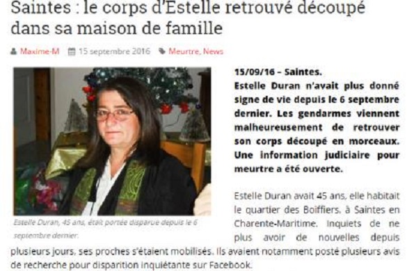 Loïc, mis en examen et écroué pour avoir tué et démembré sa soeur ...