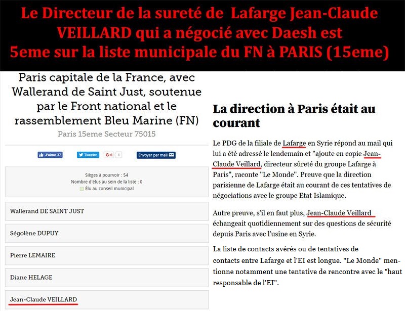 Jean-Claude Veillard, l’homme chez Lafarge chargé de financer ...